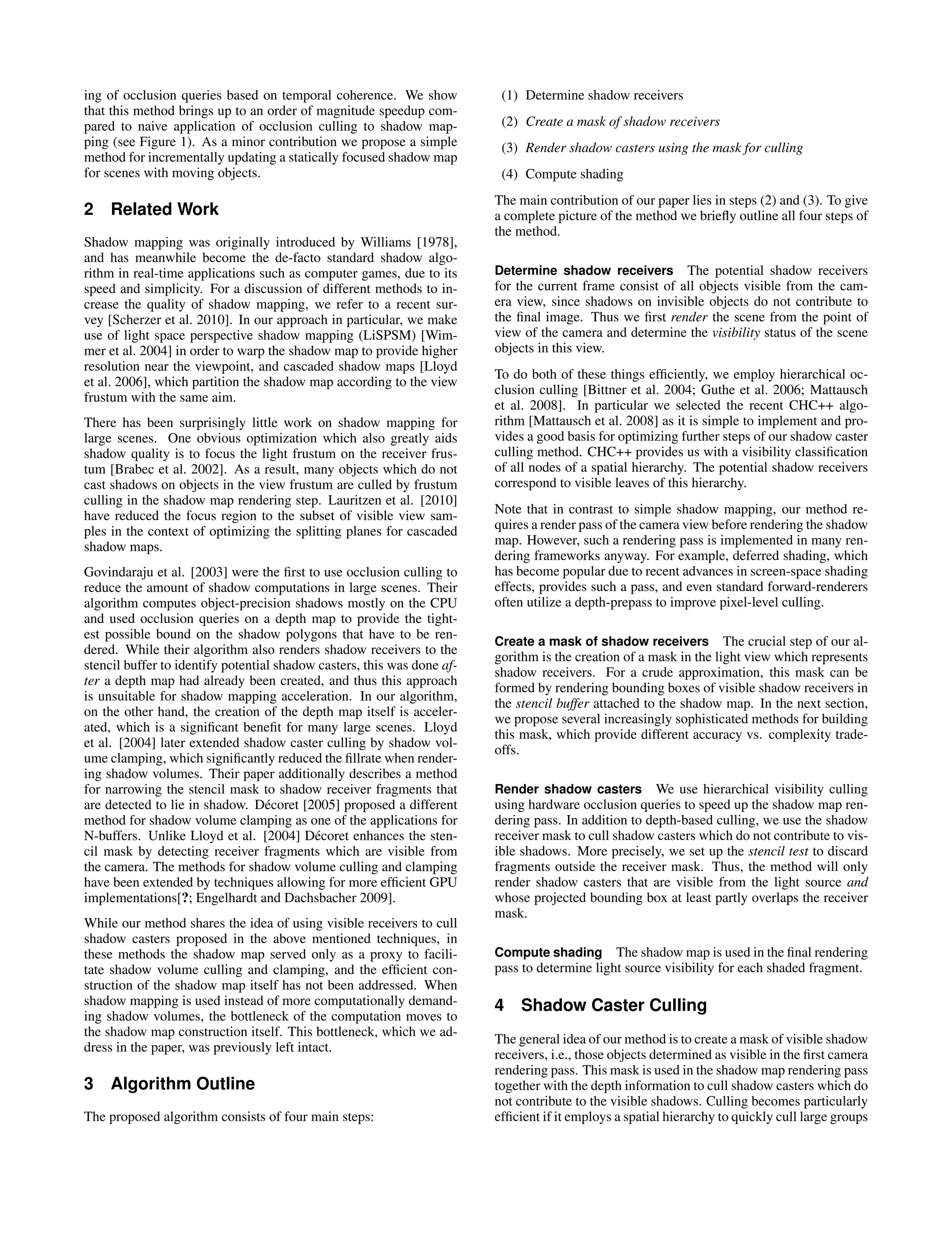 Shadow Caster Culling for Efficient Shadow Mapping (Authors: Jiří ...