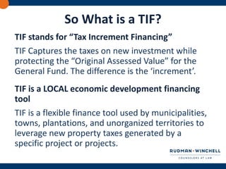 Tax-Increment Financing - How to Effectively Use it in Your Community ...