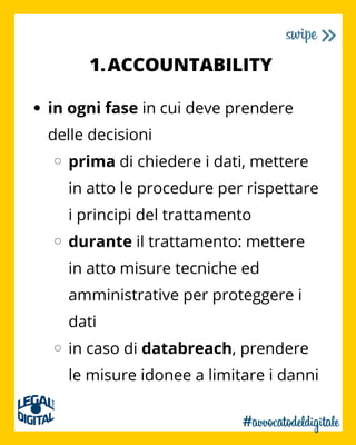 I 3 pilastri del gdpr: accountability, privacy by design e privacy by ...