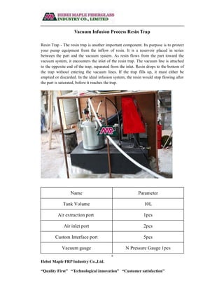 Vacuum infusion equipment version 3.0 | PDF