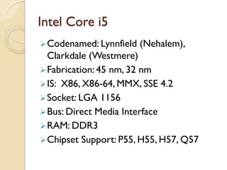 I3 Vs I5 Vs I7 | PDF
