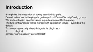 Spring security | PPTX | Web Development | Internet
