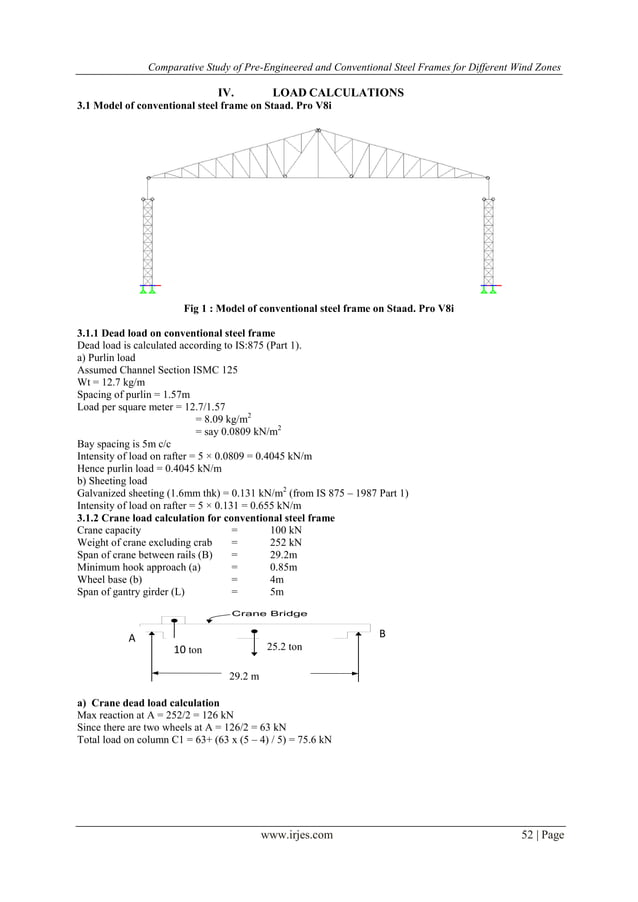 Comparative Study of Pre-Engineered and Conventional Steel Frames for ...