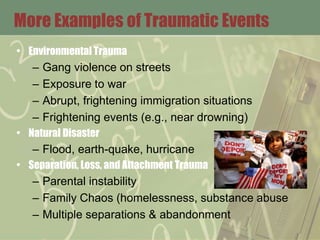Understanding trauma in the classroom | PPTX