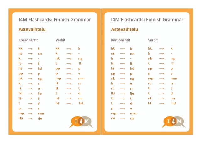 I4M finnish grammar astevaihtelu1 | PPT