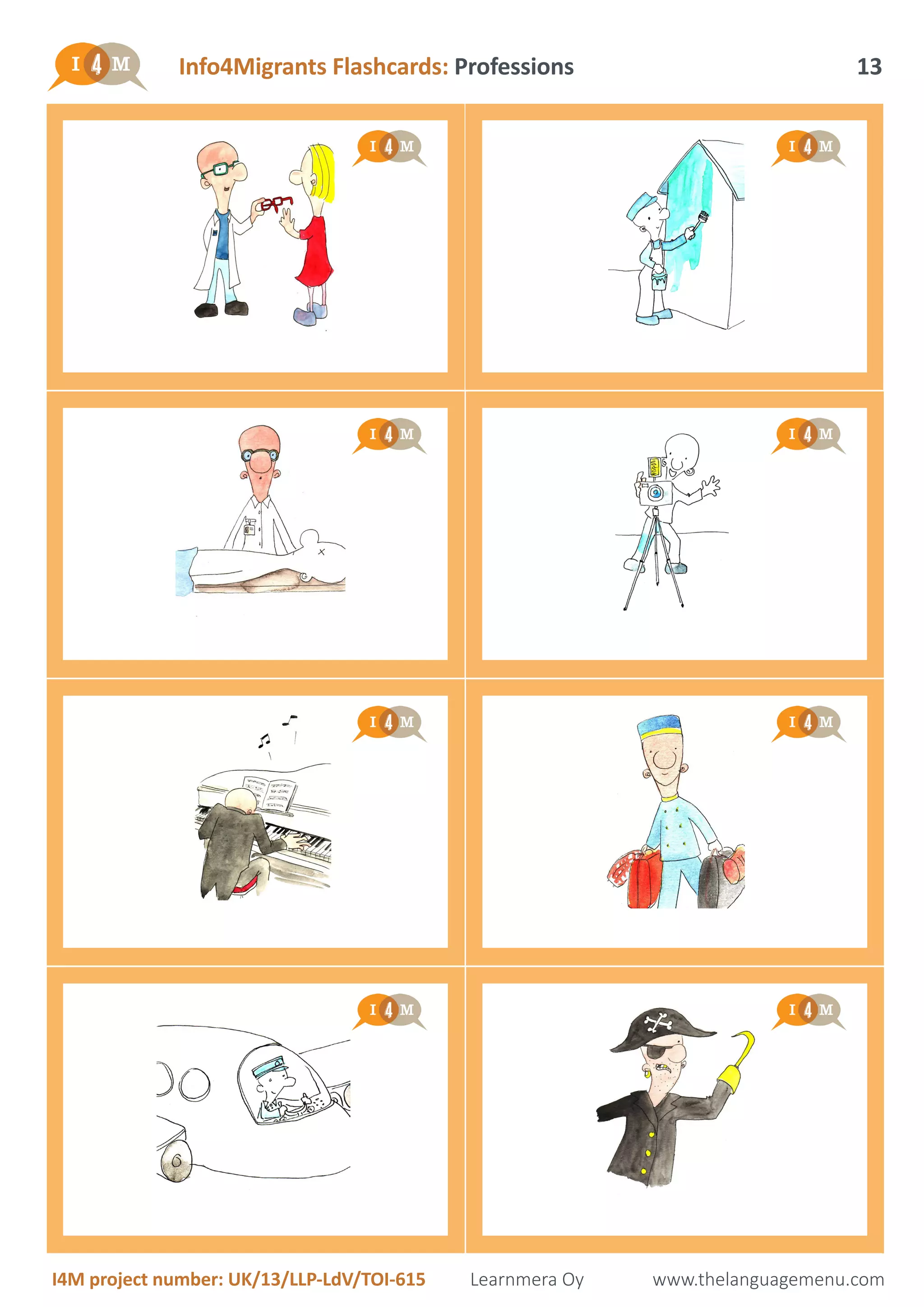 I4M flashcards: professions | PDF