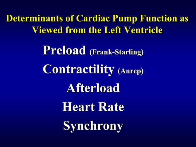 Pathophysiology of acute heart failure in ICU by Professor Michael ...