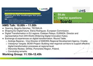 I4MS Presentation | PDF