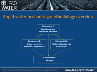 Coping with water scarcity - Water accounting: getting the water budget ...