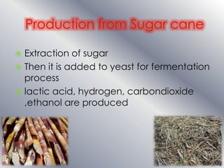 bioethanol production | PPTX