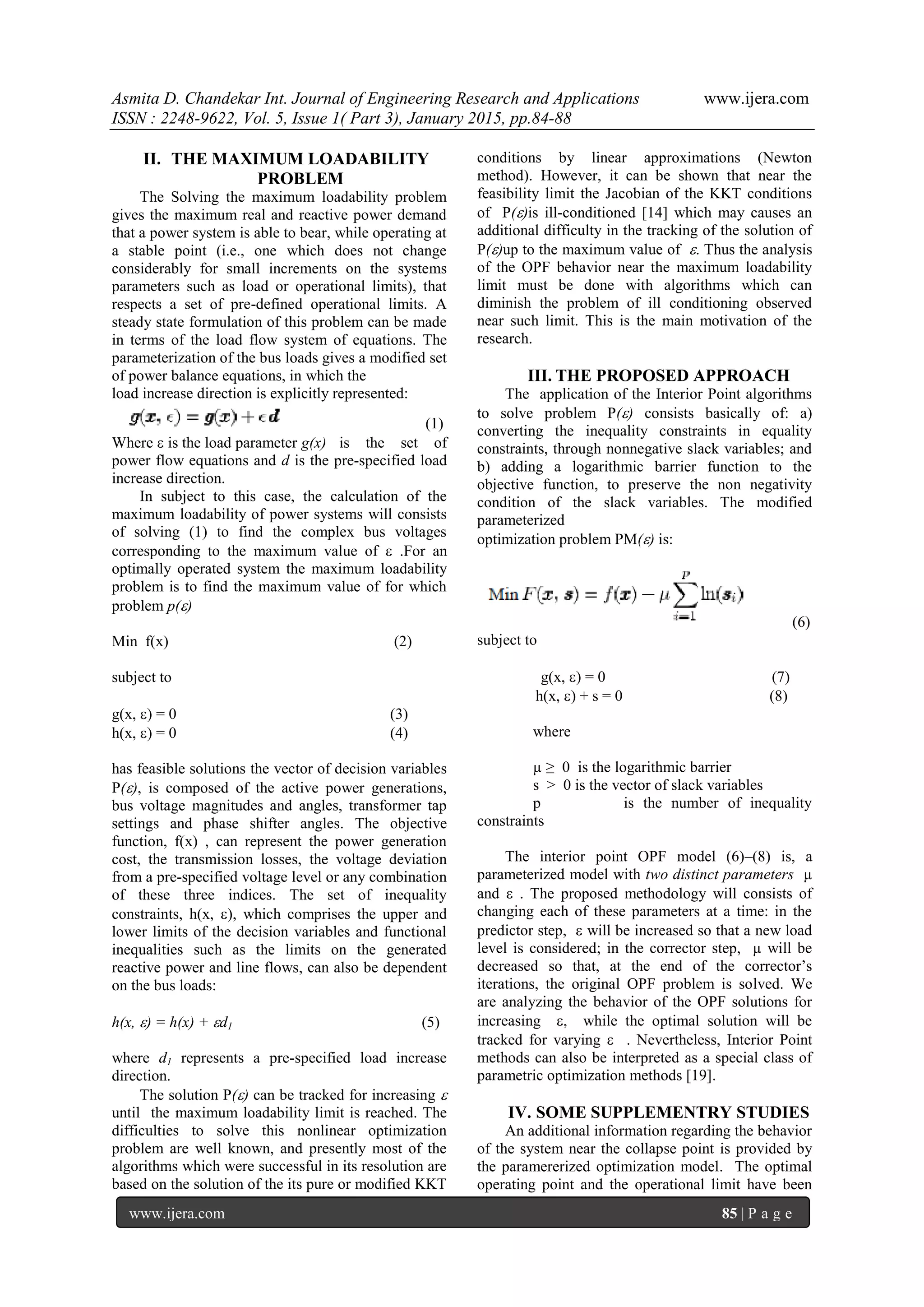 A Research on Optimal Power Flow Solutions For Variable Loa | PDF ...