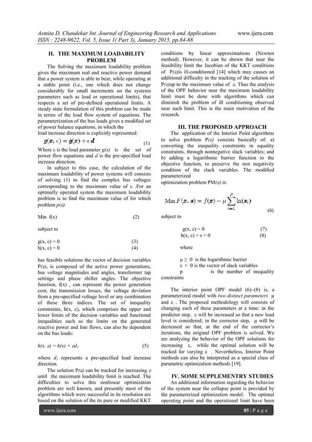 A Research on Optimal Power Flow Solutions For Variable Loa | PDF
