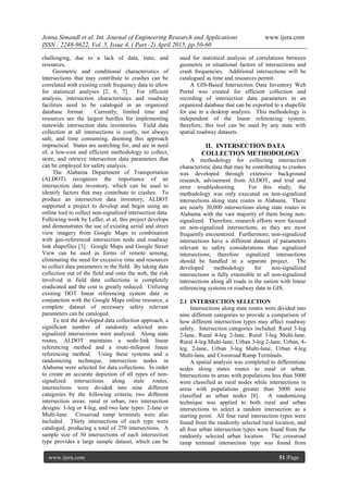 Utilizing GIS to Develop a Non-Signalized Intersection Data Inventory ...
