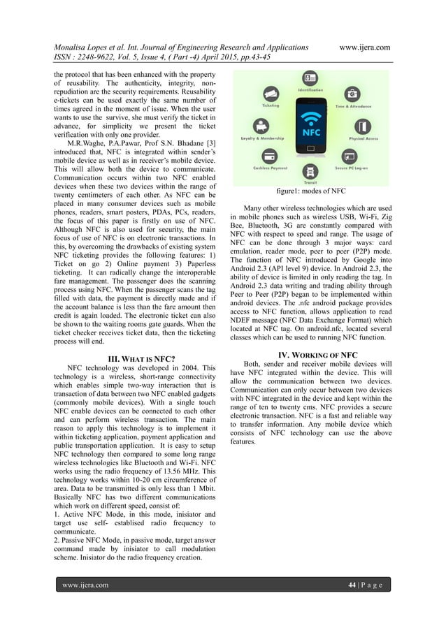 Secure Bus-Ticketing System using NFC | PDF