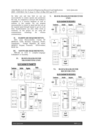Speed Synchronization of Multiple Bldcmotors In Textile &Paper Mills Using Micro Controller | PDF