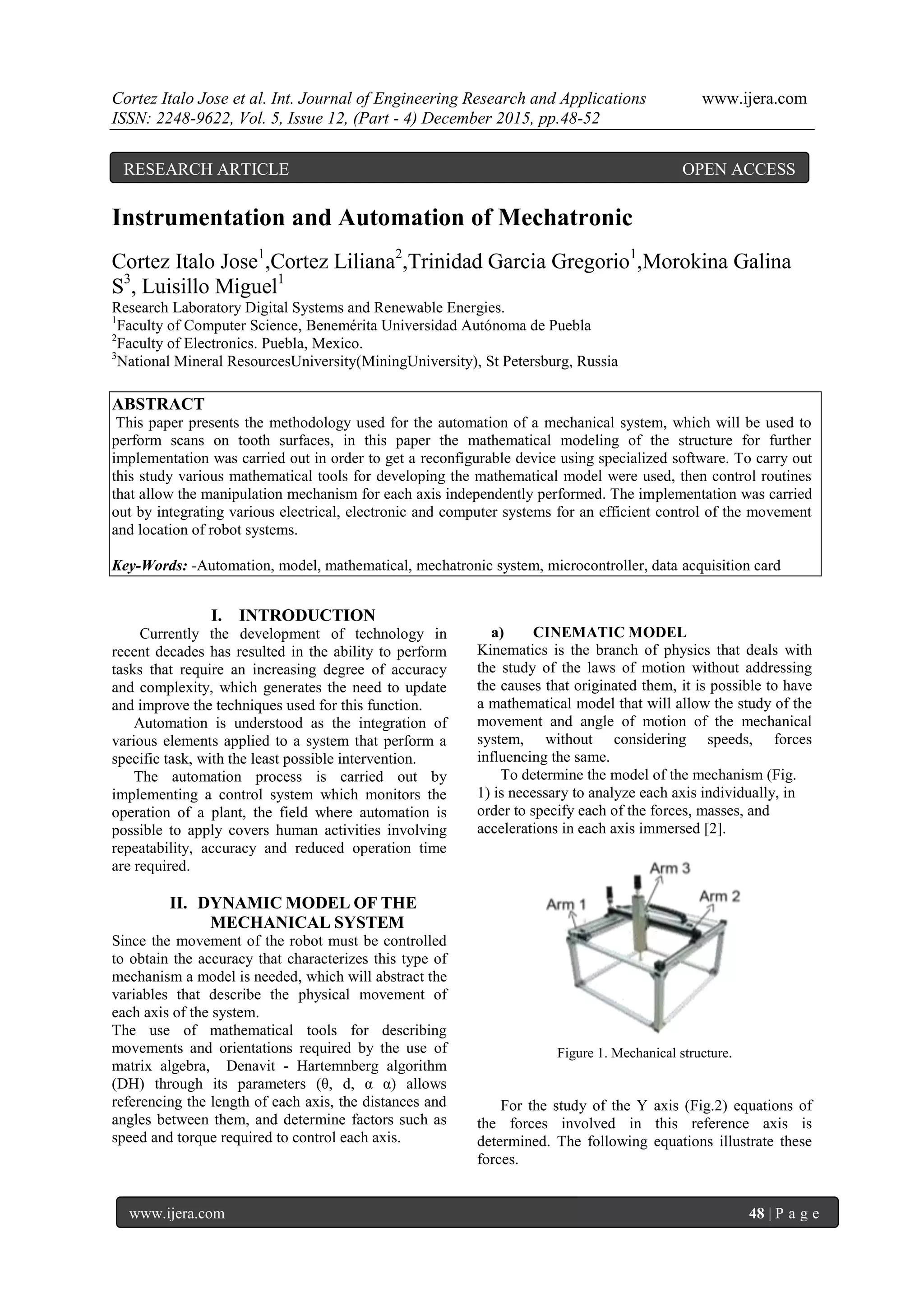 Instrumentation and Automation of Mechatronic | PDF