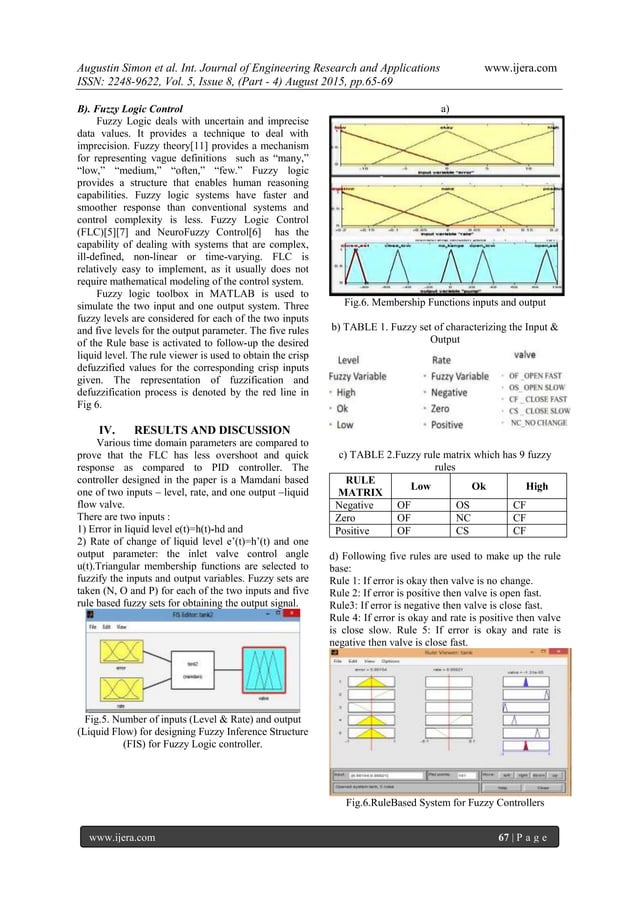 Design of Controllers for Liquid Level Control | PDF