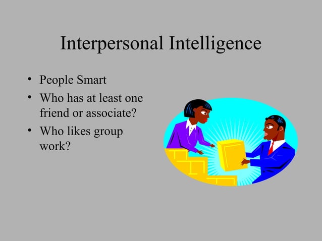 I5 multiple intelligences | PPT
