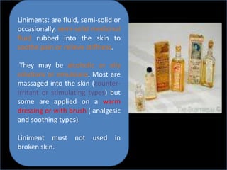 semi solid and liquid dosage form | PPTX