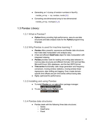 Machine learning Experiments report | DOCX