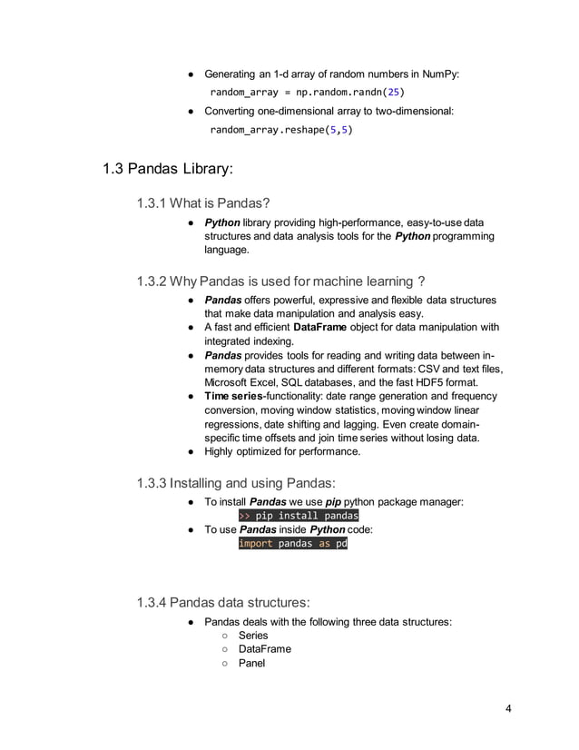 Machine learning Experiments report | DOCX | Programming Languages | Computing