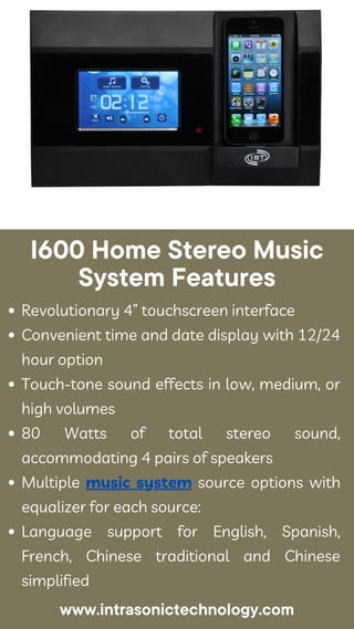 I600 Home Stereo Music System Features.pdf