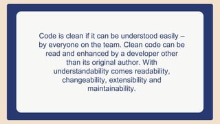 Clean_Code | PPT
