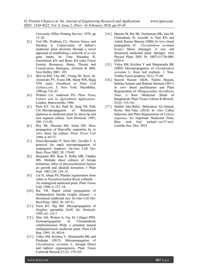 In vitro callus induction of Melothria purpusilla, a traditional ...