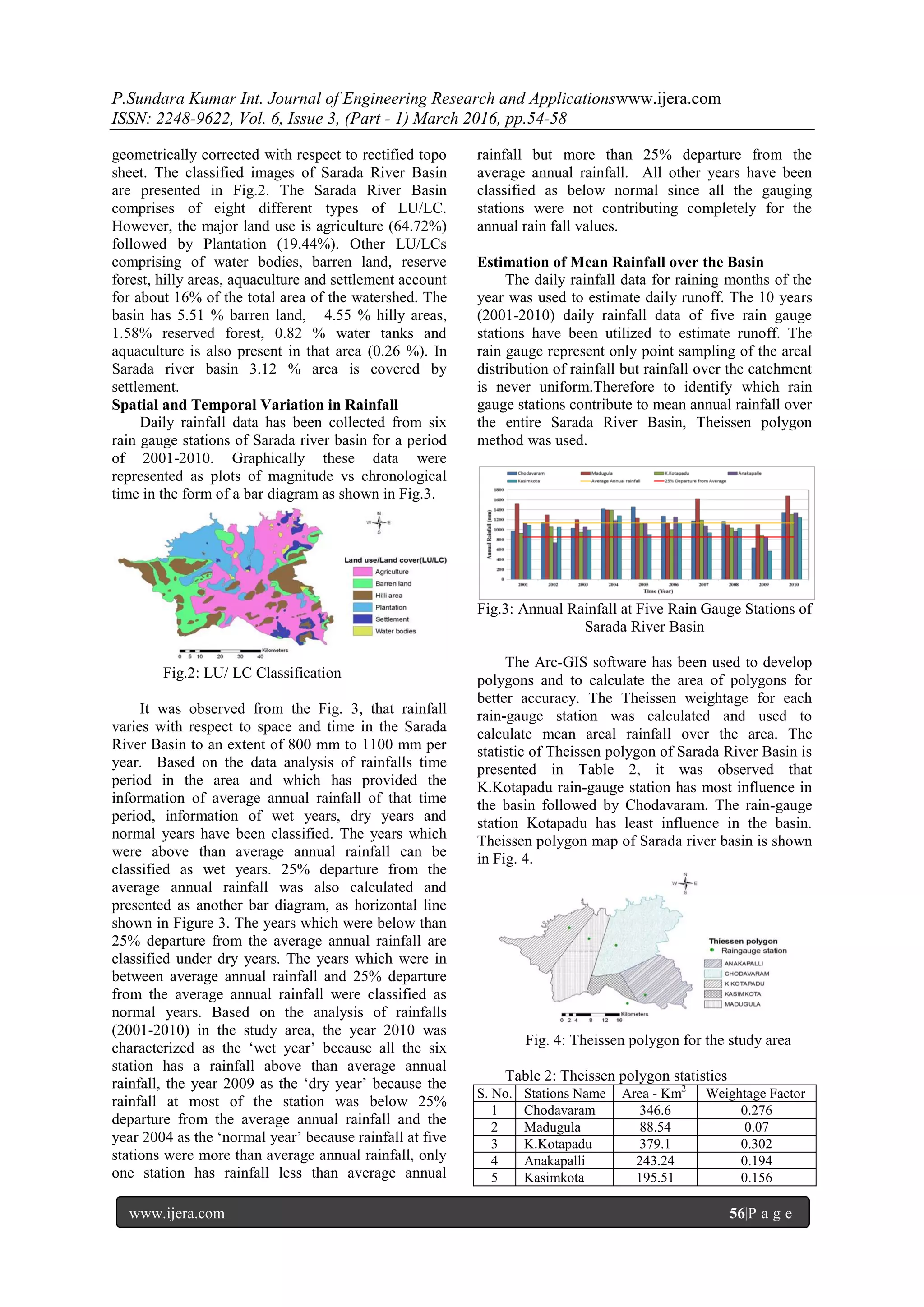 Rainfall-Runoff Modelling using Modified NRCS-CN,RS and GIS -A Case Study | PDF