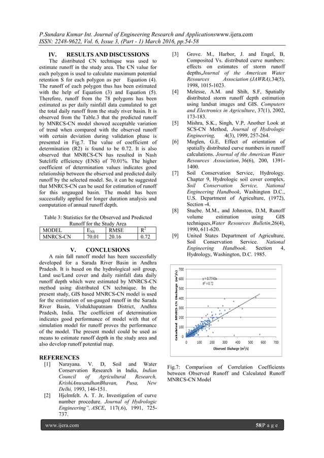 Rainfall-Runoff Modelling using Modified NRCS-CN,RS and GIS -A Case Study | PDF