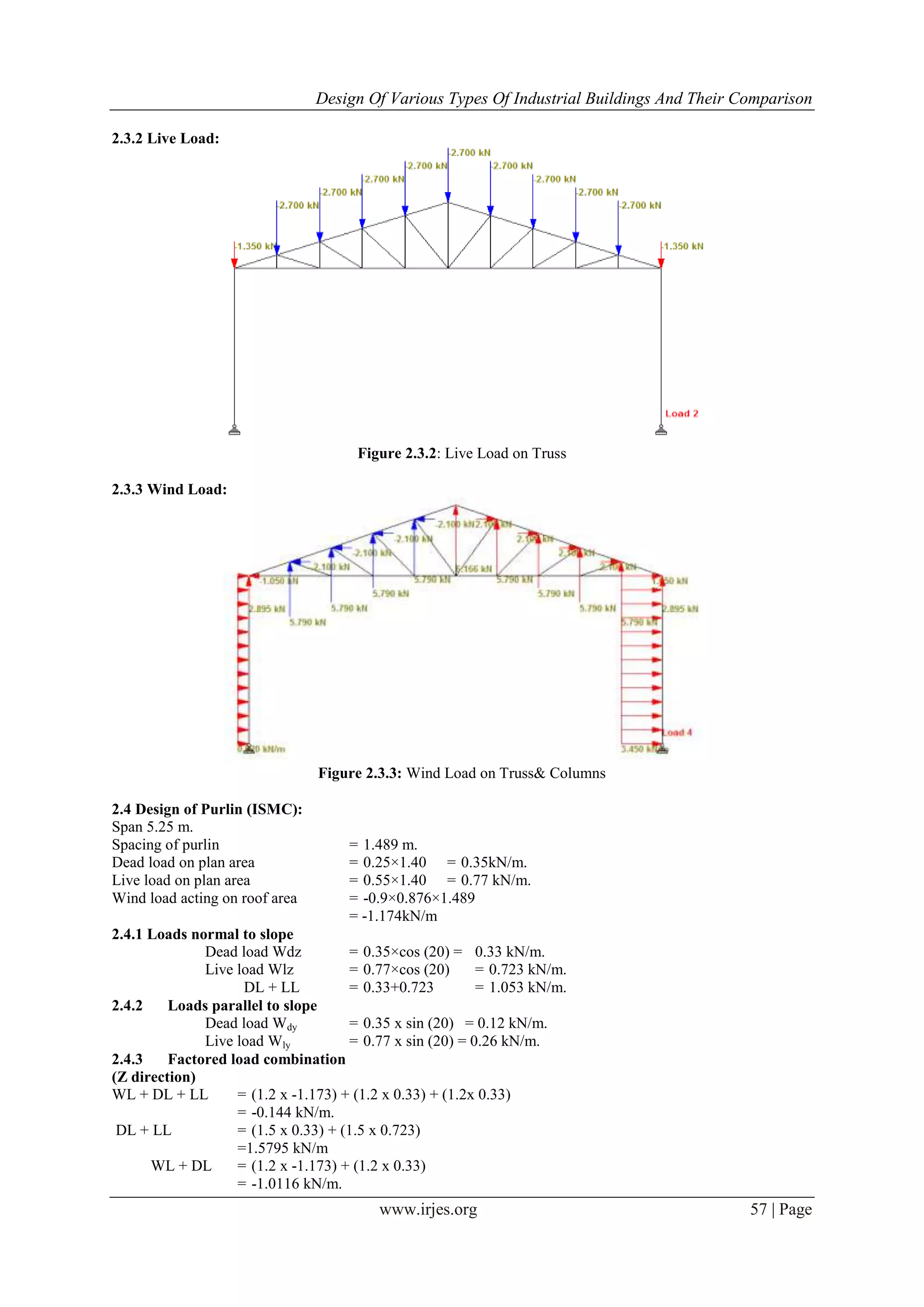 Design of Various Types of Industrial Buildings and Their Comparison | PDF
