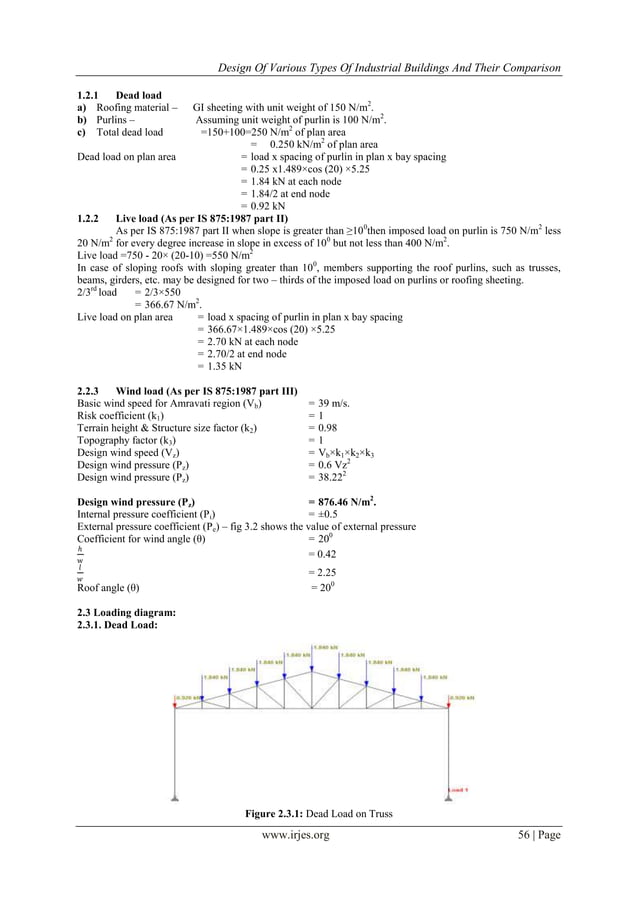 Design of Various Types of Industrial Buildings and Their Comparison ...