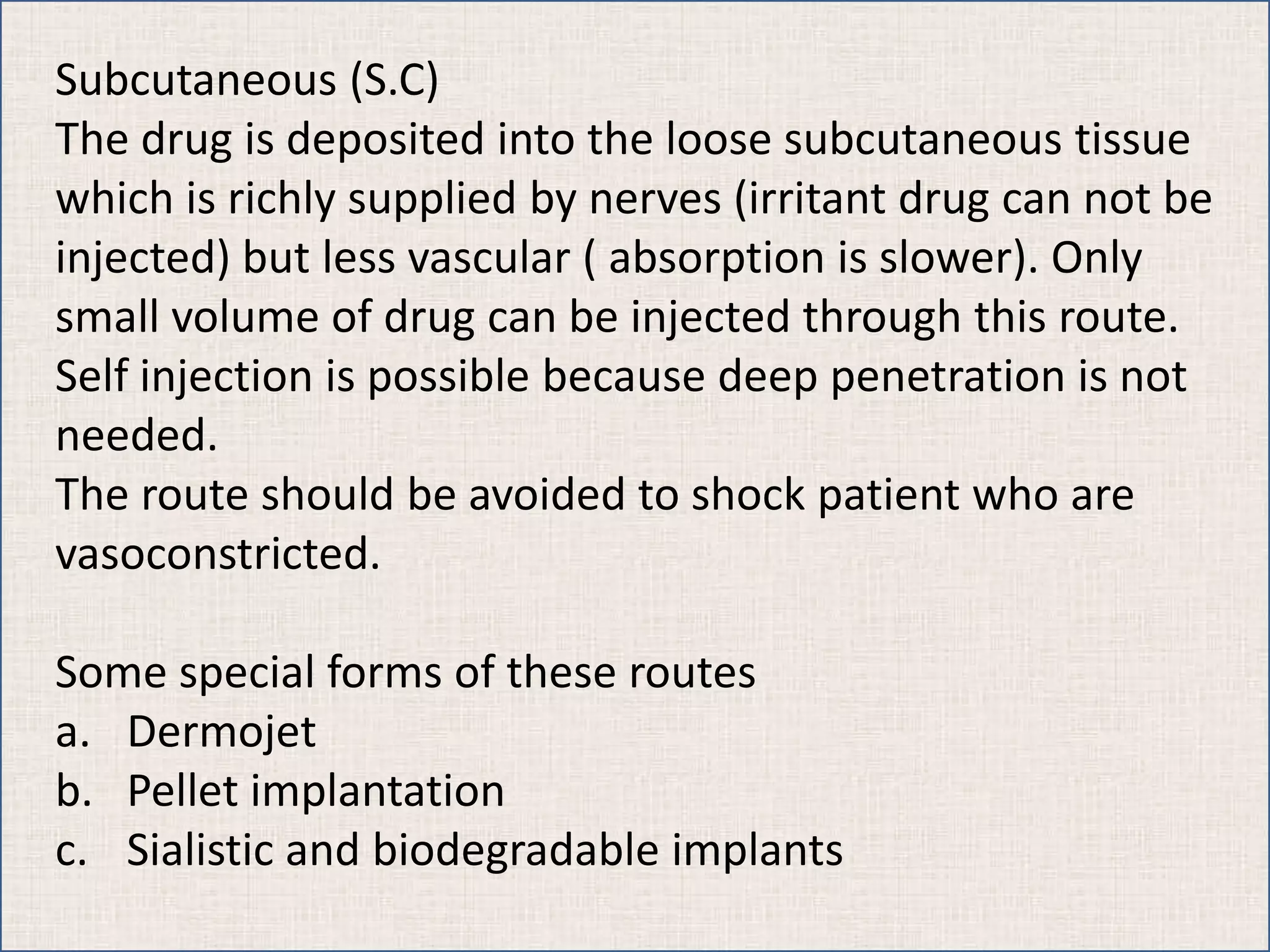Route of Drug Administration | PPTX