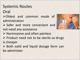 Route of Drug Administration | PPTX