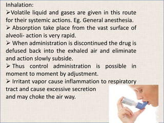 Route of Drug Administration | PPTX