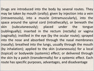 Route of Drug Administration | PPTX