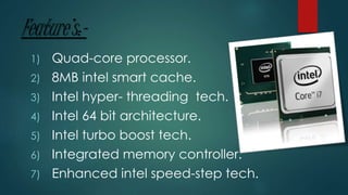 Intel core i7 processor | PPTX