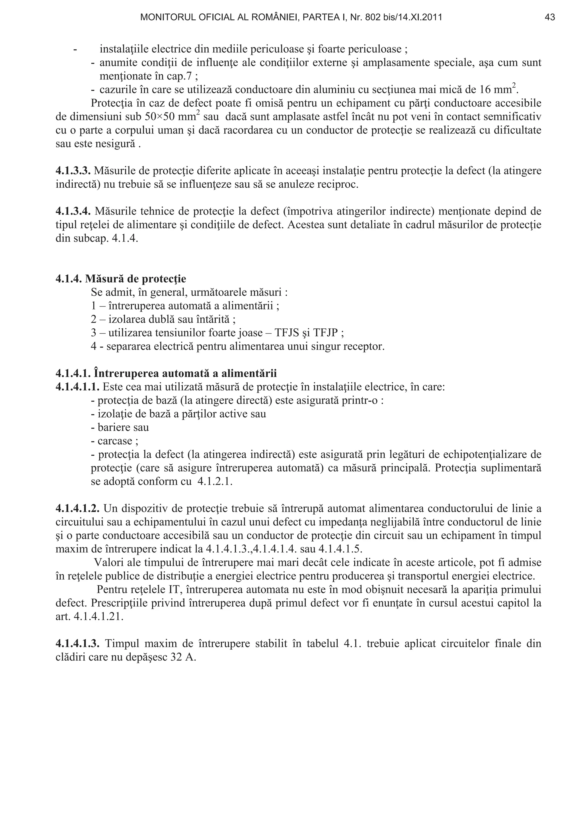 I7 2011 normativ instalatii-electrice | PDF