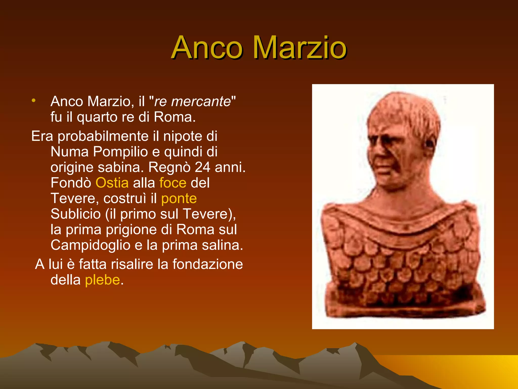 I 7 re di roma fede | PPT