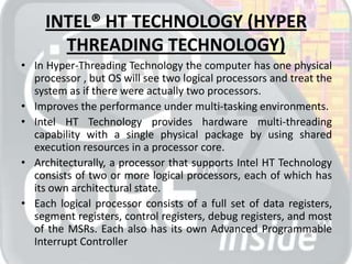 Intel i7 Technologies | PPTX