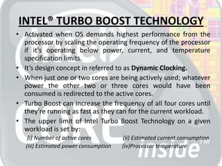 Intel i7 Technologies | PPTX