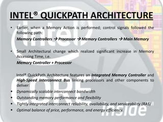 Intel i7 Technologies | PPTX