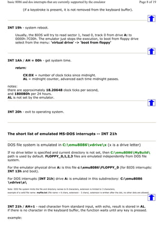 Brief description of all the interupts | PDF