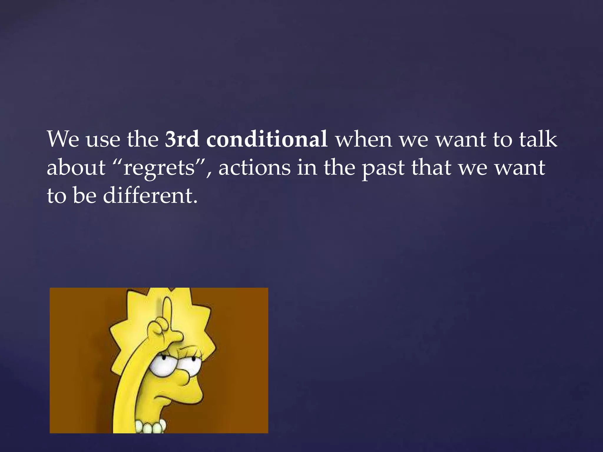 The third conditional | PPTX