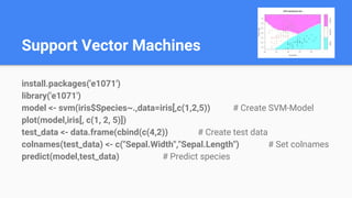 Machine learning in R | PPT