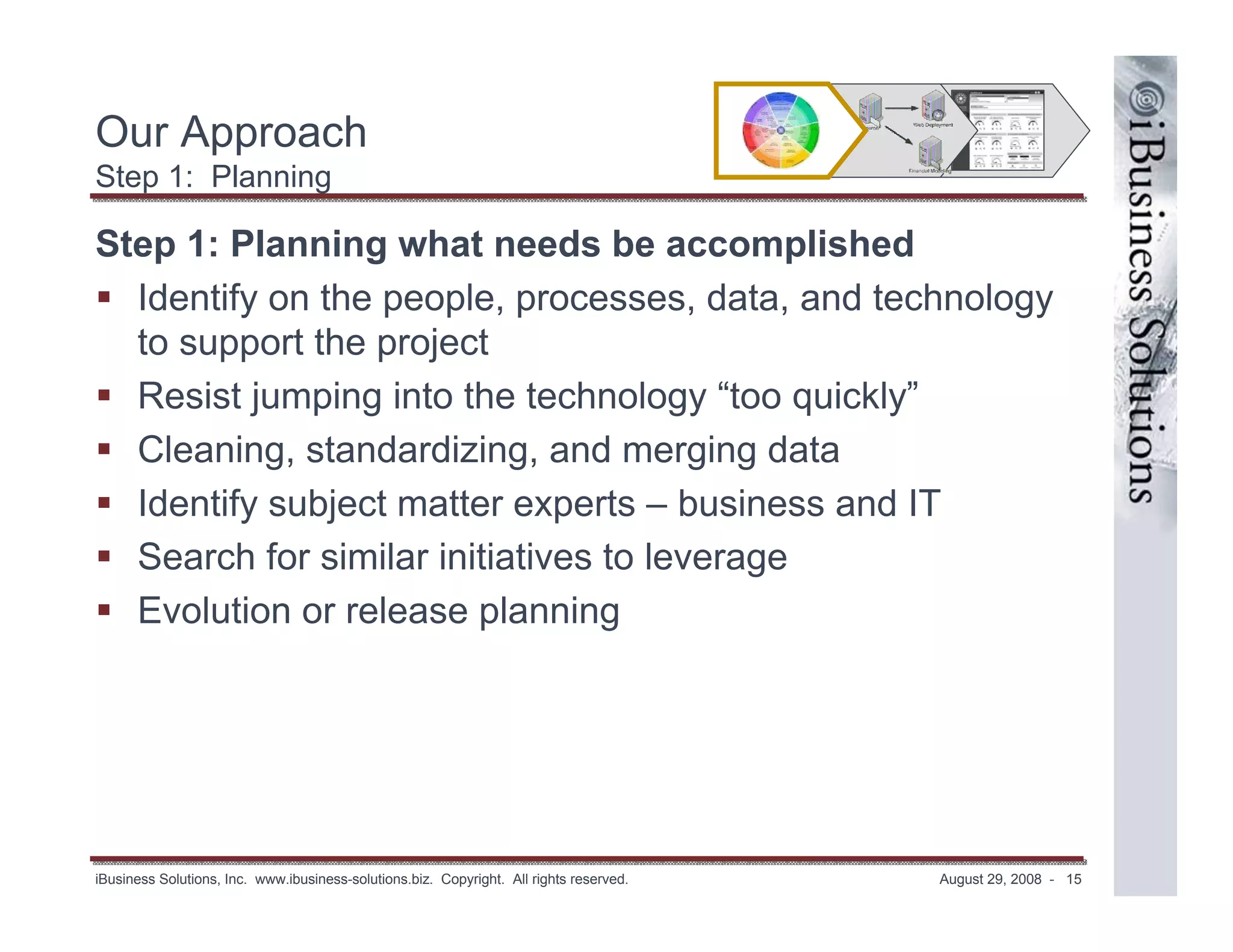 Our Approach -- iBusiness Solutions | PDF