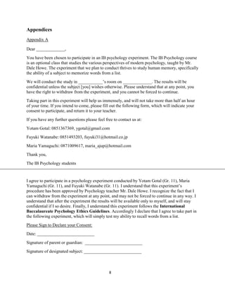 Psychology IA | PDF