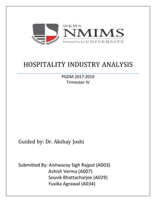 INDUSTRY ANALYSIS FOR HOTEL INDUSTRY | DOCX