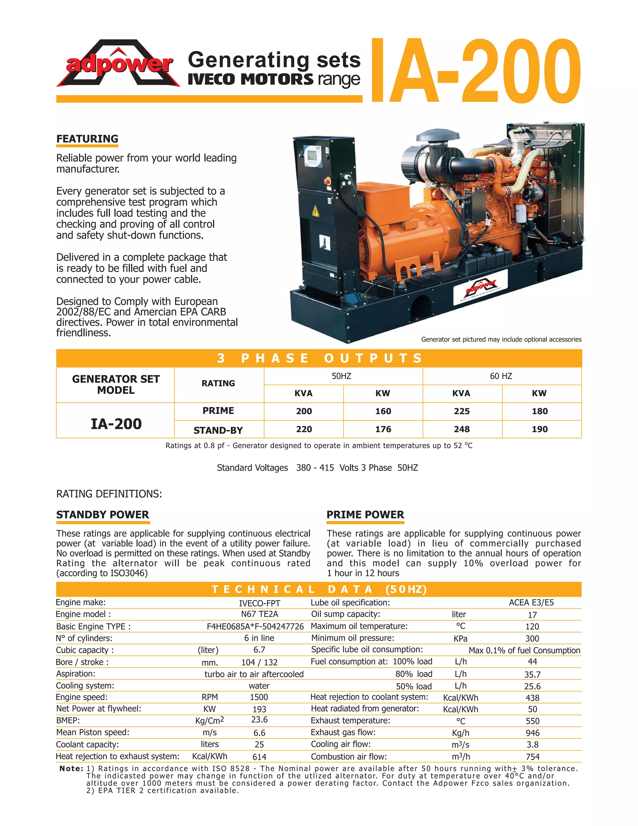 Diesel Generators and Diesel Generating Set Company UAE, Dubai | PDF