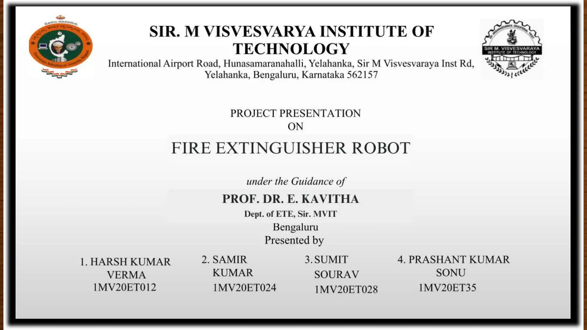 design and develop a FIRE EXTINGUISHER ROBOT.pptx